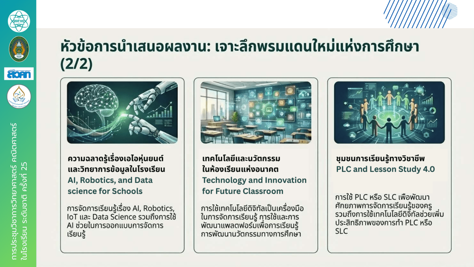 หน้าหลัก - WTR25 การประชุมวิชาการวิทยาศาสตร์ คณิตศาสตร์ ในโรงเรียน ...
